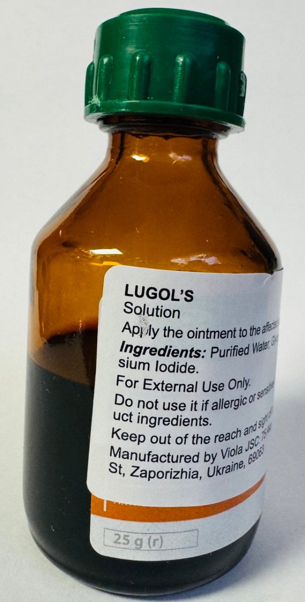 Lugol solution with glycerin 25 g – USA Apteka