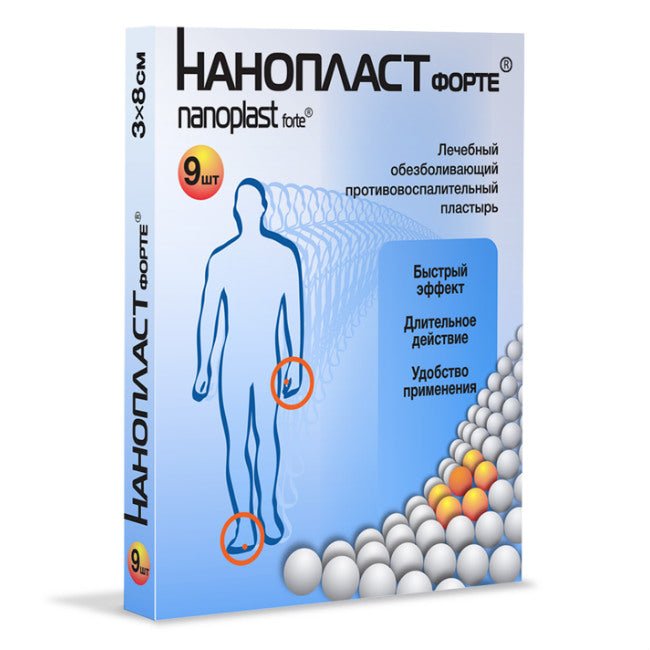 Nanoplast forte 3x8 cm 9 pcs – USA Apteka
